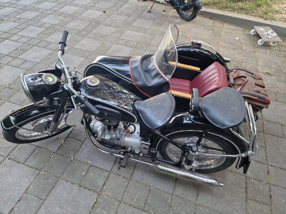 Original BMW R25/3 s bočnom prikolicom Steib LS200