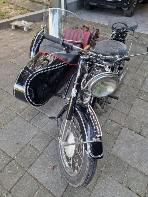 Original BMW R25/3 s bočnom prikolicom Steib LS200