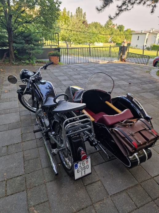 Original BMW R25/3 s bočnom prikolicom Steib LS200