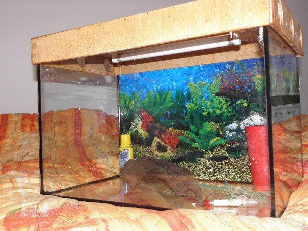 Akvarij 45 litara sa svom opremom (manji akvarij na poklon)