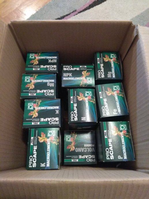 Prodajem gnojiva JBL N/P/K/MG/VOLCANO/FE/NPK škare ugljen