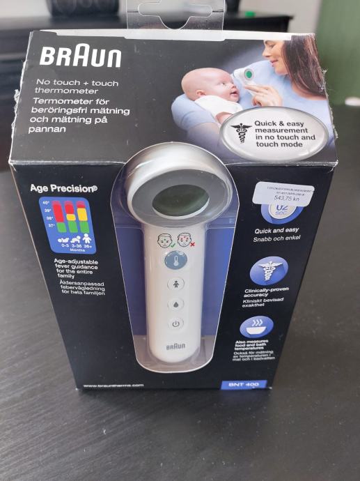 Braun digitalni toplomjer za bebe