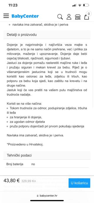 BUBABA BY FREEON Jastuk za trudnice i za dojenje rozi patchwork pink