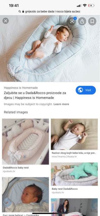 Dada&Rocco gnijezdo za bebe