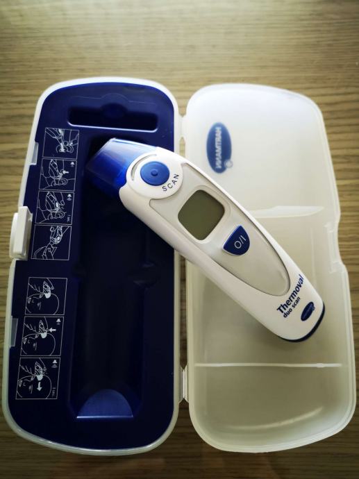 Hartmann Thermoval digitalni toplomjer uho/čelo