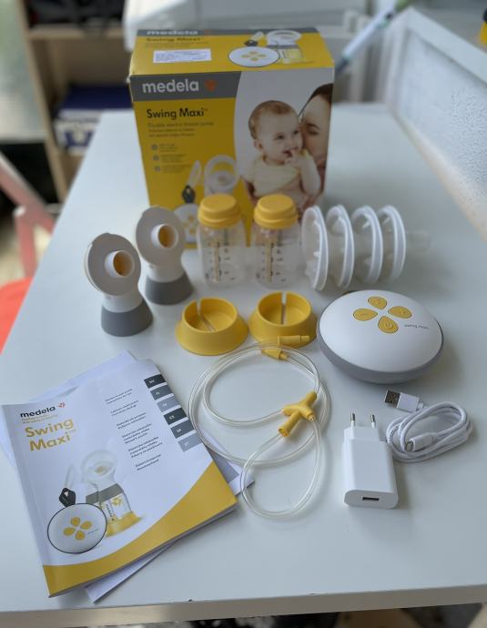 Medela Swing Maxi električna obostrana 2-fazna izdajalica