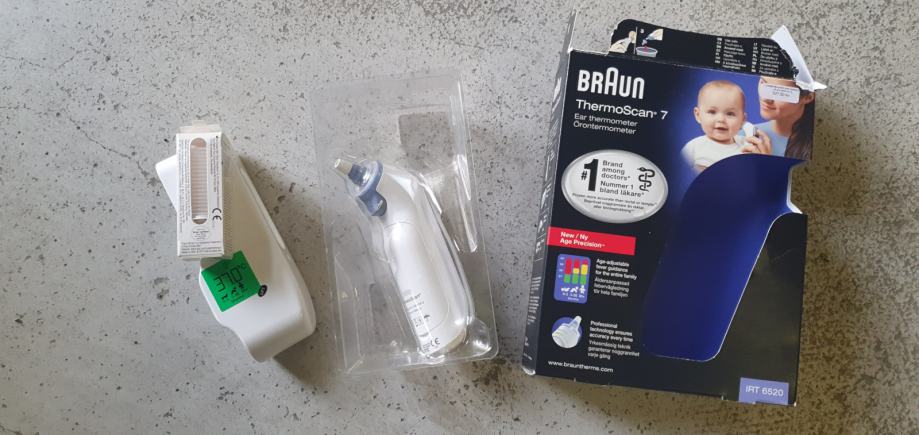 Braun toplomjer za uho