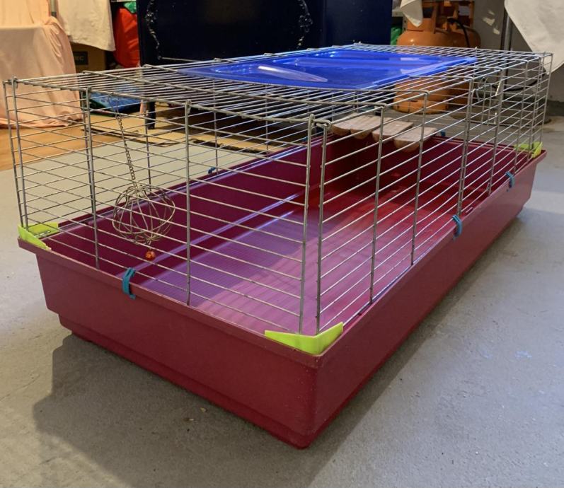 Kavez za male životinje (kunić, zamorac i sl.) dimenzije 116x58x45