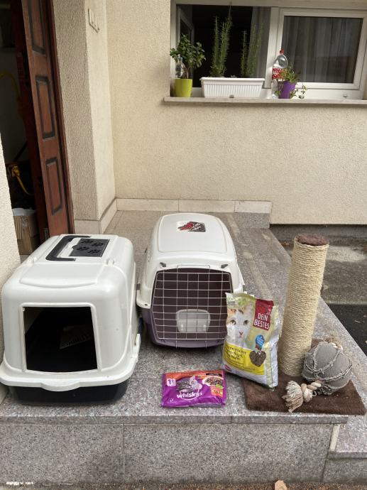 Oprema za mica mace-Veliki transporter, zatvoreni wc i grebalica