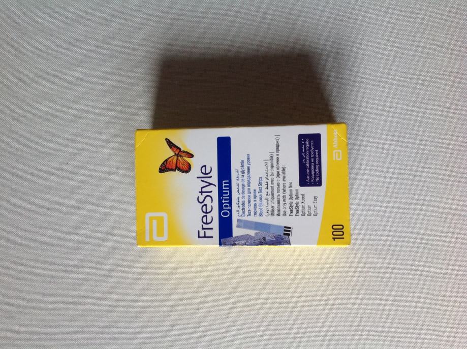 FreeStyle Optium test trake za mjerenje vrijednosti glukoze u krvi
