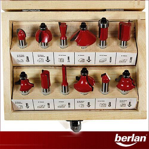 Set glodala, 12 dijelni set za obradu drva