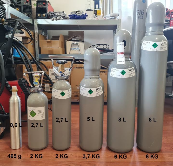 Boca CO2 od 2.7 L, 5 L i 8L – akcija popust 15 % - već od 85 EUR