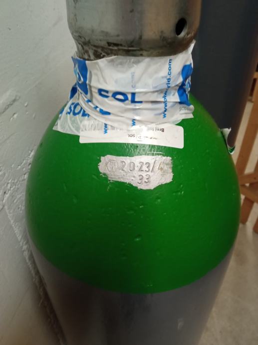 Nova boca plin Argon 150 bar