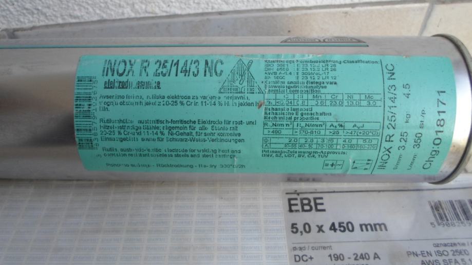 Inox elektrode za varenje