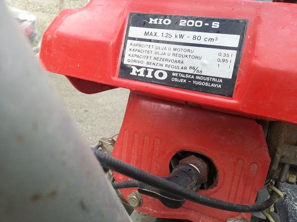 MOTOKULTIVATOR MIO 200