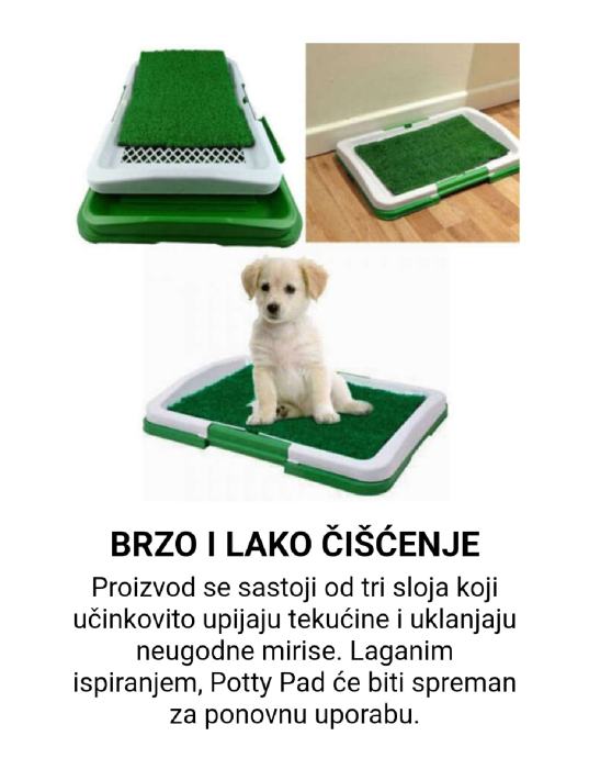 Potty patch/ wc podloga za pse i mačke za obavljanje nužde
