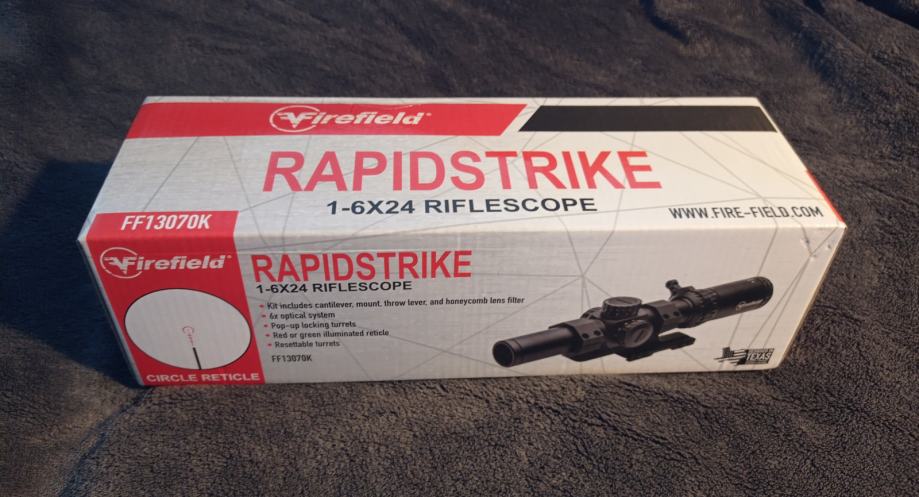 Optika Firefield RapidStrike 1-6x24 SFP komplet - Novo! Povoljno!