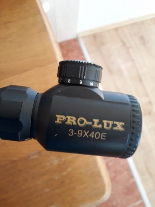 Optika PRO-LUX 3-9 x 40E s nosačima