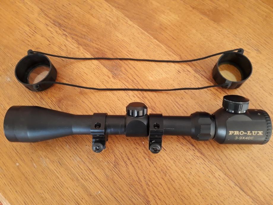 Optika PRO-LUX 3-9 x 40E s nosačima