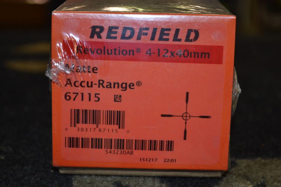 Optika REDFIELD REVOLUTION 4-12X40 MATTE ACCU-RANGE-USA