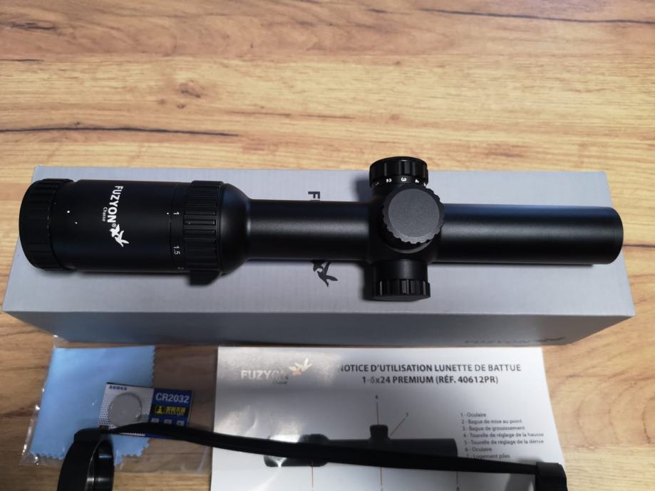 Širokokutna optika FUZYON 1-6X24 PREMIUM