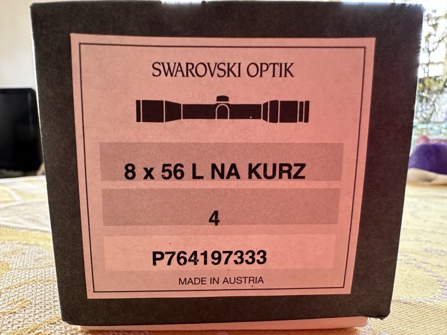 Swarovski Habicht 8x56 L KURTZ *NOVO*