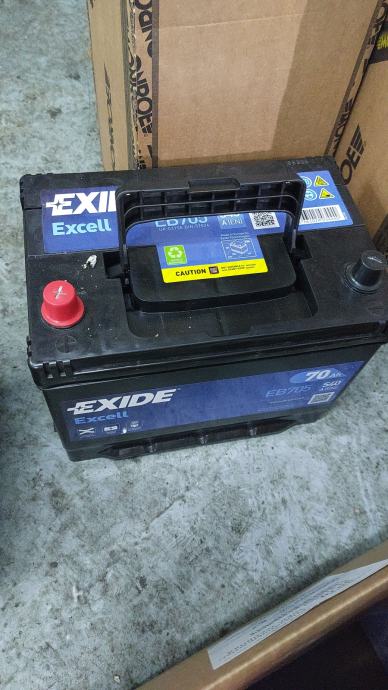 Akumulator Exide 70aH L+, **NOVO**, HITNOOO!!!