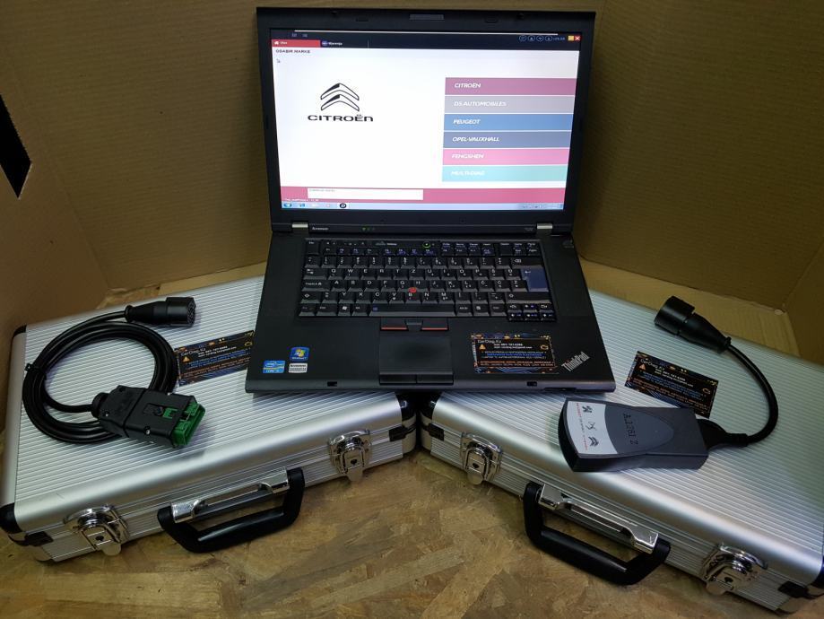 DiagBox Citroen Peugeot Opel Dijagnostika + Laptop Sve spremno 9.186