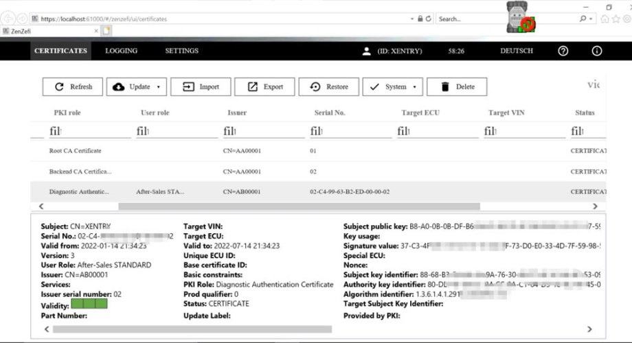 DTS9 dts monaco + mercedes benz certifikat Xentry Kodiranje