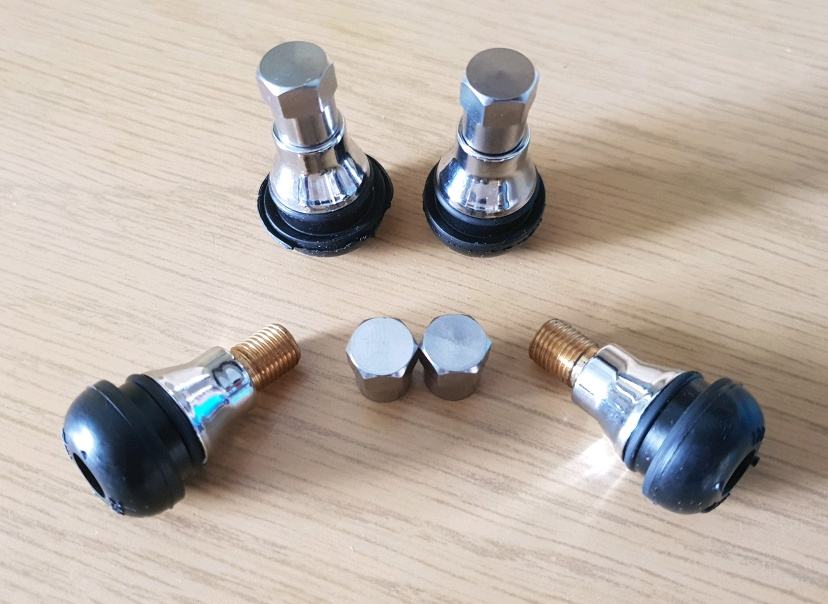 Kromirani auto ventili TR412