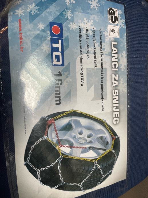 Lanci za snijeg, 14”-17”, Tokić, TUW certifikat, 16 mmNOVO