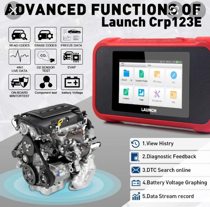 LAUNCH CRP123E