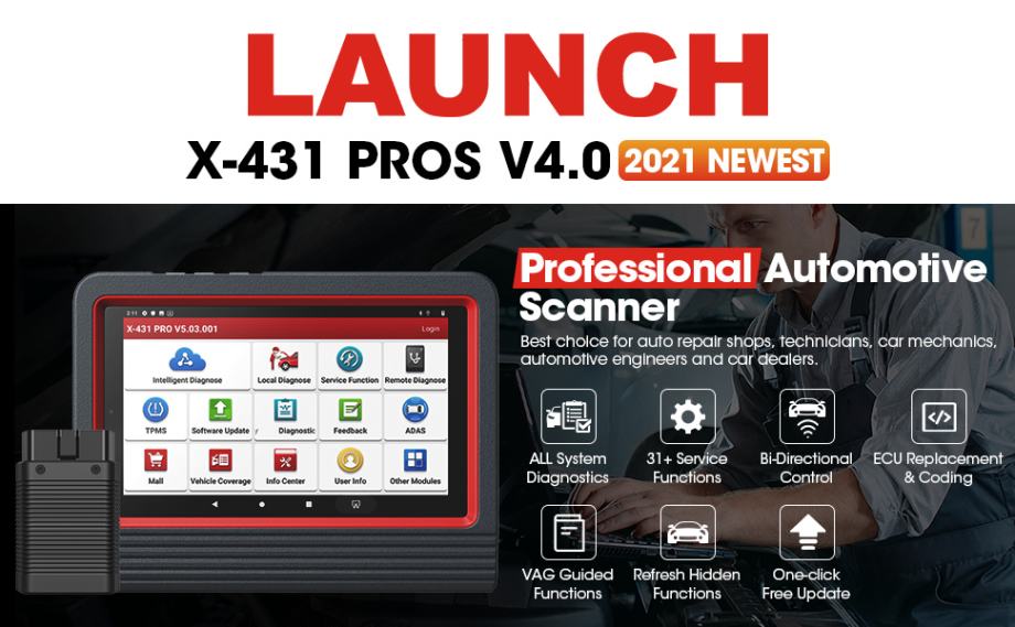 Launch X431 Pro S V4.0 Online Programiranje ECU HR!!!!