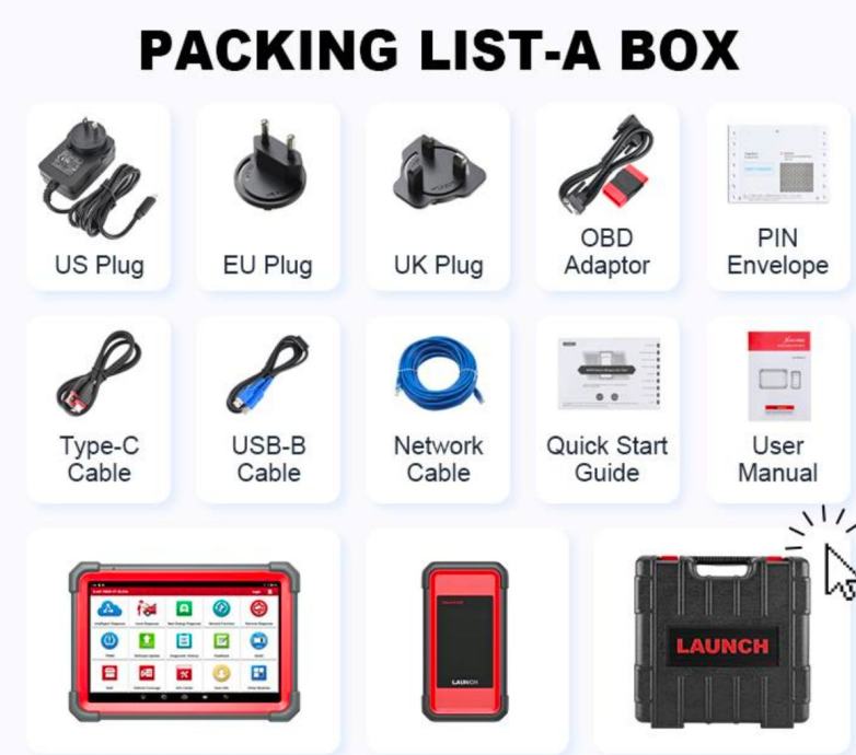 Launch X431 PRO5 J2534 Programiranje OBD2 skenera SmartLink