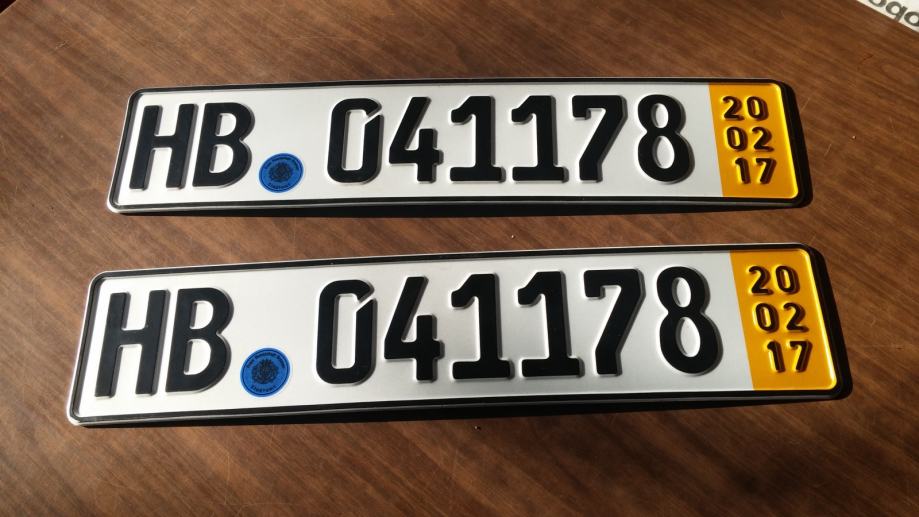Njemačke auto tablice / registarske pločice