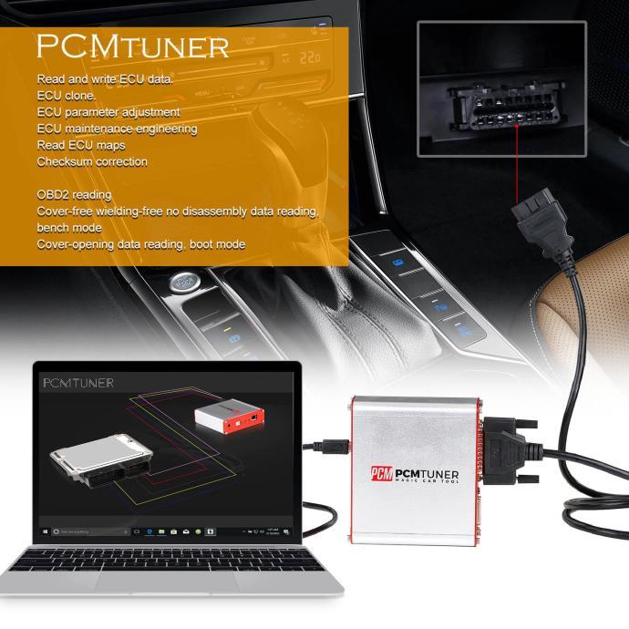 PCM Tuner V1.27 ECU programator sa 67 modula Checksum online LAPTOP