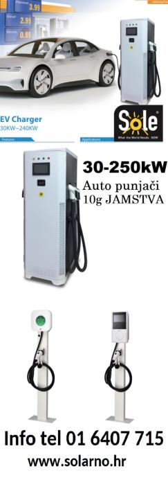 Punionica vozila Punjači za elektro vozila 3kW - 240kW auto punjači