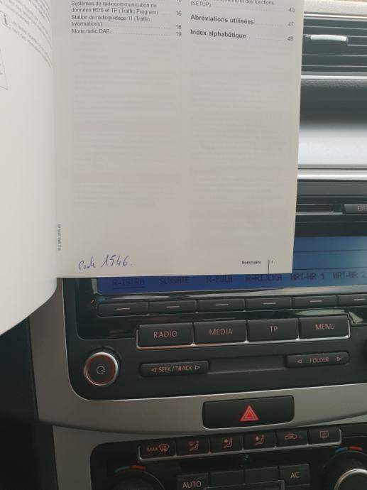 VW-RCD 310 autoradio