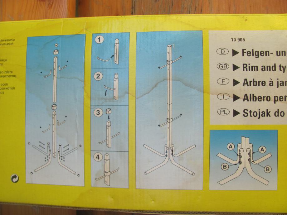 Stalak za auto gume i felge