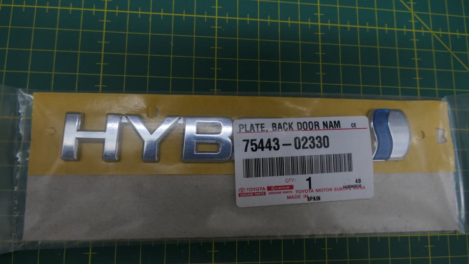 Toyota corolla hybrid amblem