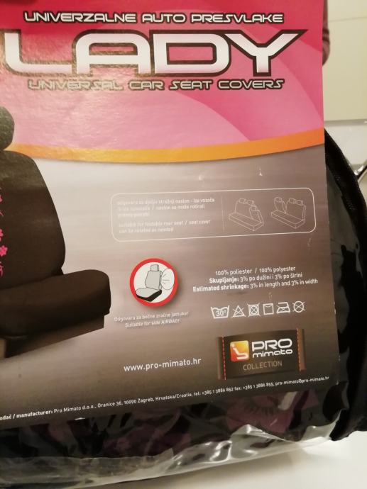 Univerzalne navlake za auto sjedala