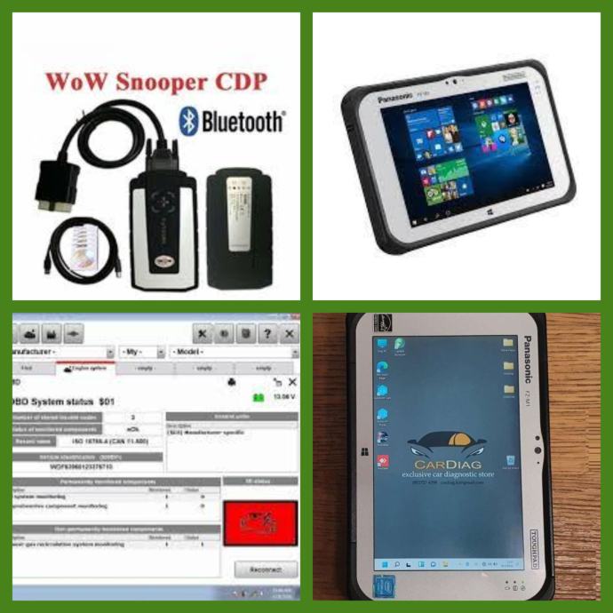 Wurth WOW SNOOPER nova verzija Bluetooth HR + Panasonic Tablet