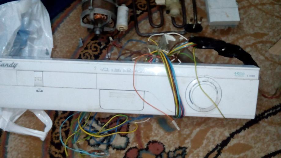 CANDY C4100 programator,pumpa,motor KOMPLETNA INSTALACIJA