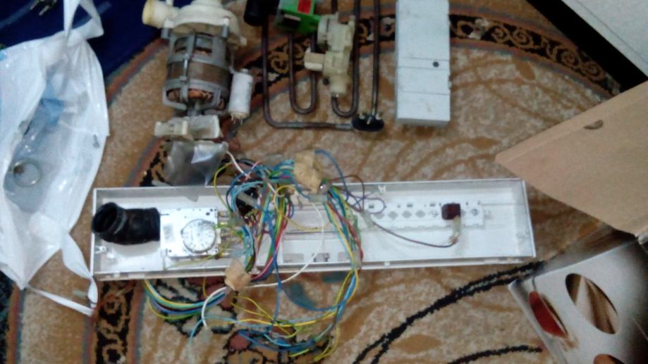 CANDY C4100 programator,pumpa,motor KOMPLETNA INSTALACIJA