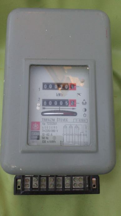 Trotarifno elektro brojilo