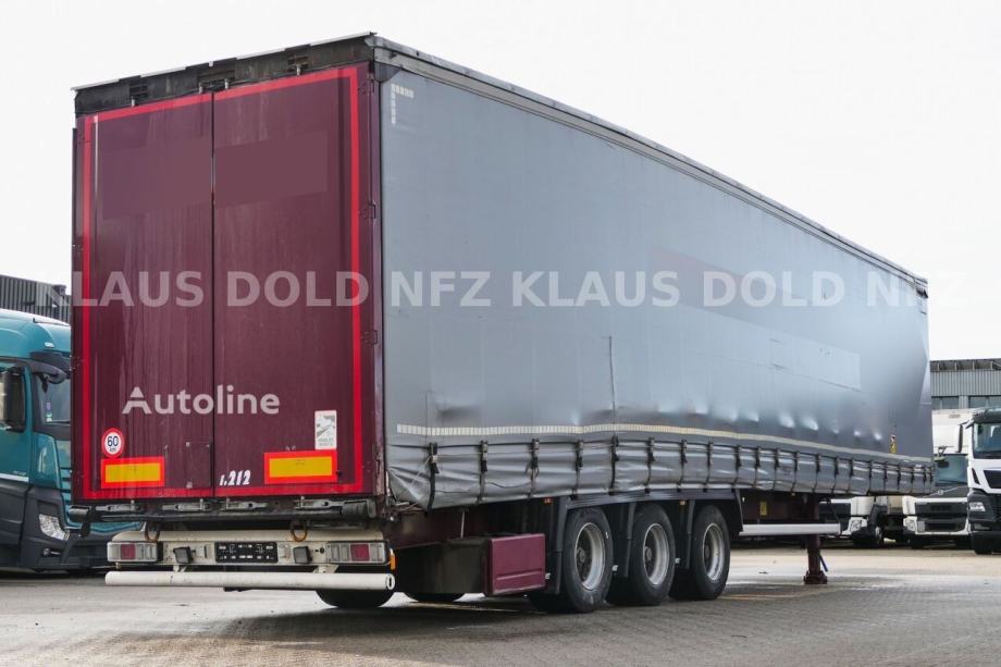 Krone SD XL MegaLiner curtainsider semi-trailer / Edscha sliding roof ...