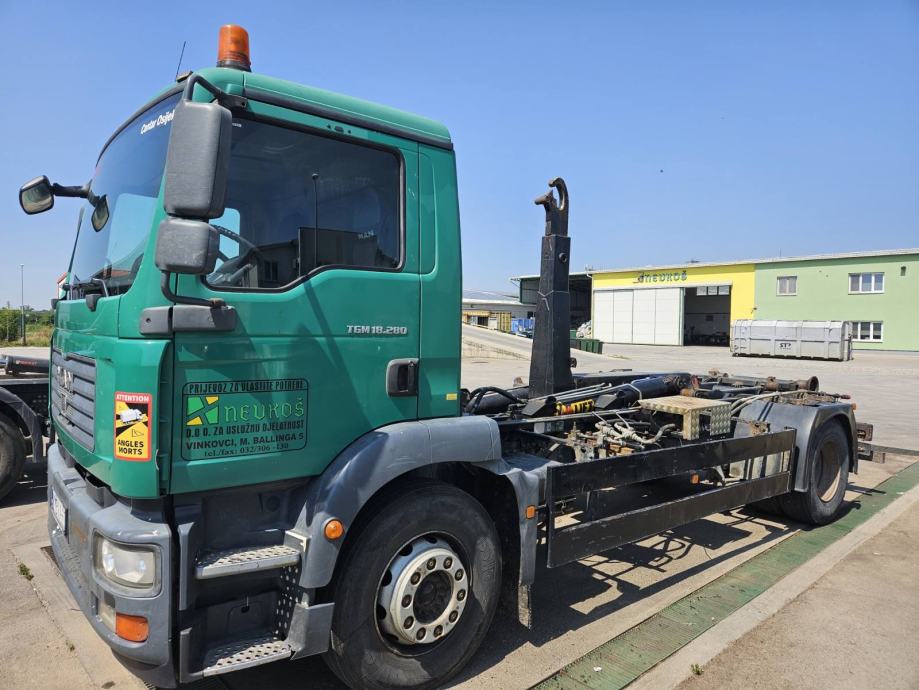 MAN TGM 18.280 ABROL KIPER, 2008 god.