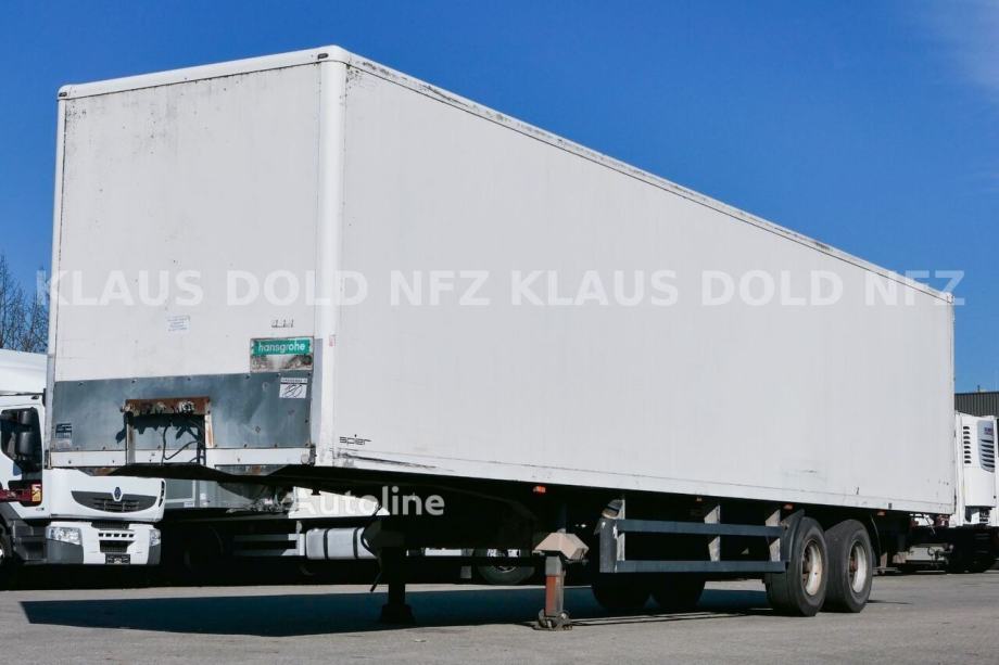 Spier SGL 290 Box Semi-Trailer / Disc Brakes / BPW Axles, 1999 god.