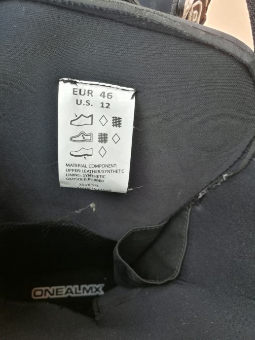 Moto Oneal Cizme br. 46