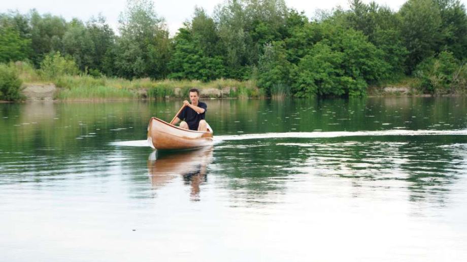 Drveni kanu dužine 5m, vrhunski izrađen
